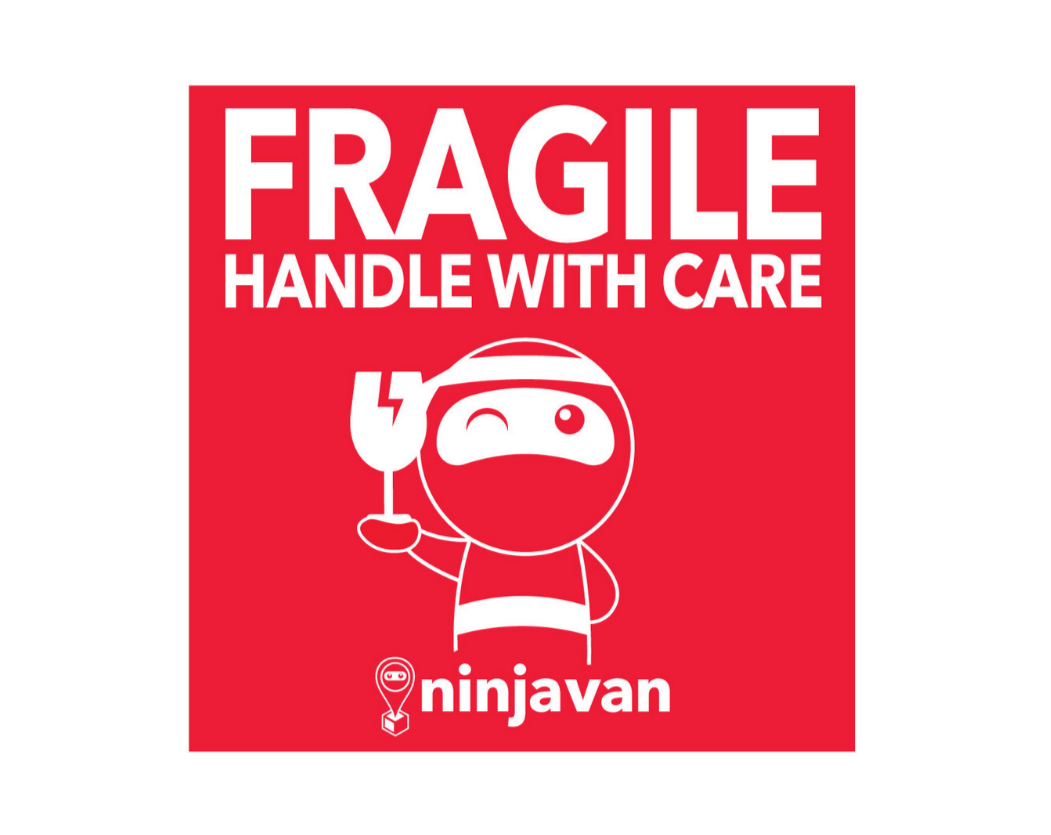 Purchase Fragile Stickers | Ninja Packs by Ninja Van Malaysia